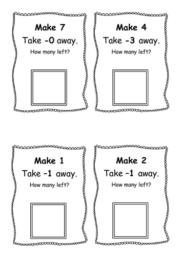 FREE - early addition and subtraction task cards | Teaching Resources