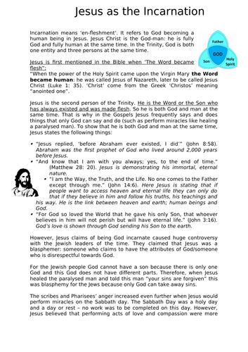 The Incarnation - Jesus Christ | Teaching Resources