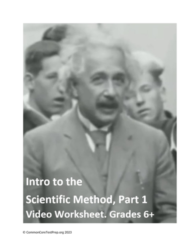 Scientific Method, Part 1. Video worksheet | Teaching Resources