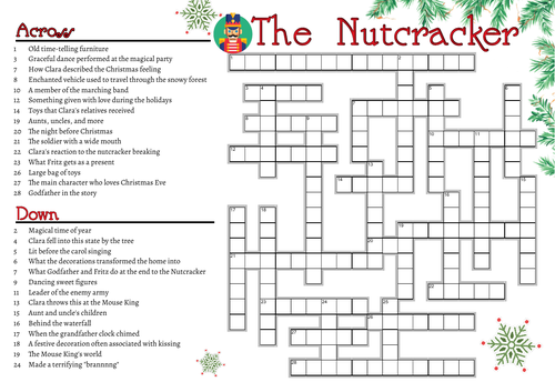 The Nutcracker Christmas Worksheets | Teaching Resources