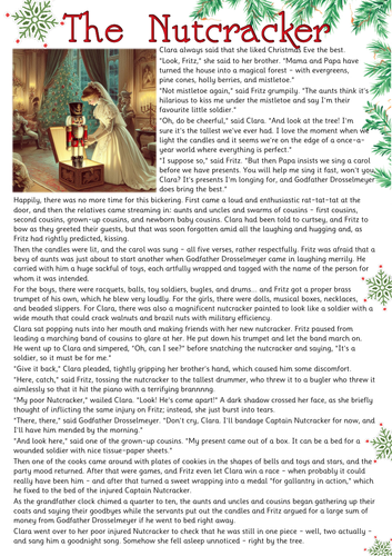 The Nutcracker Christmas Worksheets | Teaching Resources