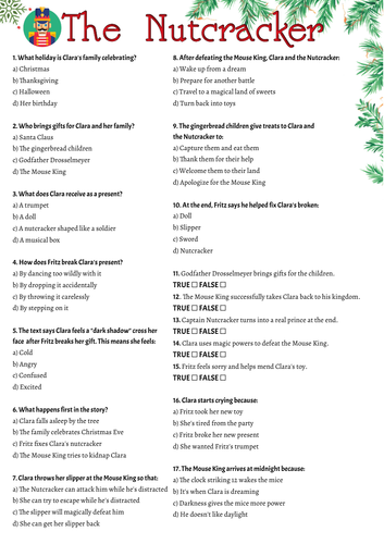 The Nutcracker Christmas Worksheets | Teaching Resources