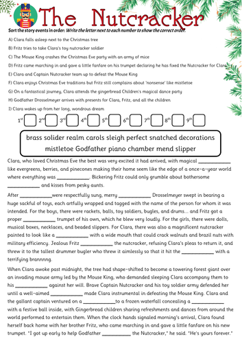 The Nutcracker Christmas Worksheets | Teaching Resources