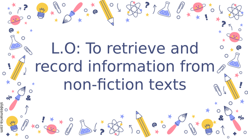 *FREEBIE* LKS2 - Non Chron - Woolly Mammoth | Teaching Resources