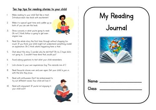 Reading Record - Journal for Year 2 onwards | Teaching Resources