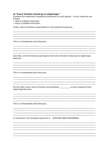 Catholic Places of Pilgrimage | Teaching Resources