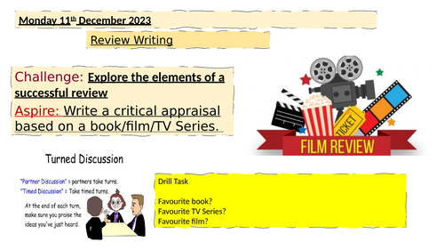KS4 Review Writing lesson | Teaching Resources