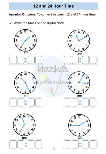 Time Workbook - Level 1 Functional Skills Maths | Teaching Resources