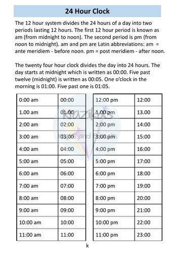 Time Workbook - Level 1 Functional Skills Maths | Teaching Resources