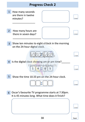 Time Workbook - Level 1 Functional Skills Maths | Teaching Resources