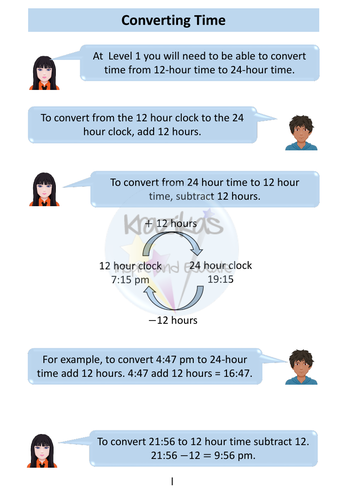 Time Workbook - Level 1 Functional Skills Maths | Teaching Resources