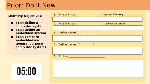 KS3 Computing : Computer Systems Introduction | Teaching Resources KS3 Computing : Computer Systems Introduction | Teaching Resources
