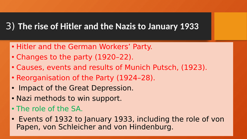 The Role of Violence/the SA in the Survival of the Nazis – Germany Part ...