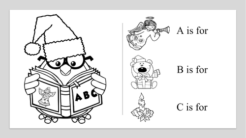4 ABC Christmas Worksheets | Teaching Resources