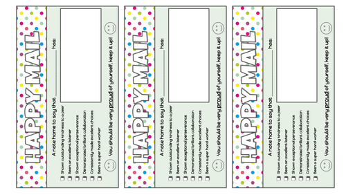 Happy Mail x3 | Teaching Resources