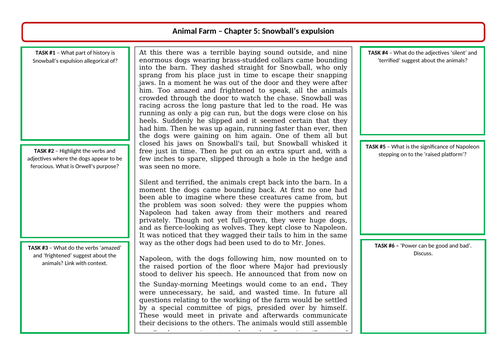 Animal Farm Analysis Grids | Teaching Resources
