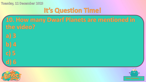 NEW Dr. Binocs Geography Lesson - Solar System! PowerPoint with Video ...