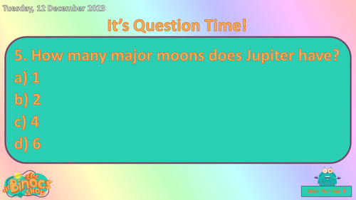 NEW Dr. Binocs Geography Lesson - Solar System! PowerPoint with Video ...