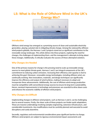 Environmental Management Cambridge International | Teaching Resources