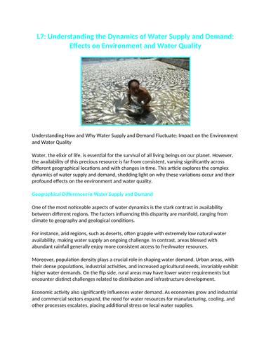Environmental Management Cambridge International | Teaching Resources