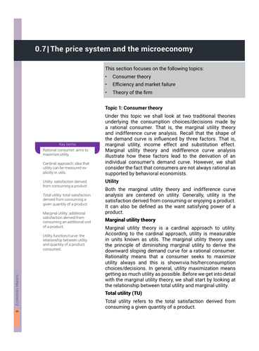 Microeconomics for AS and A level Cambridge international-9708 ...