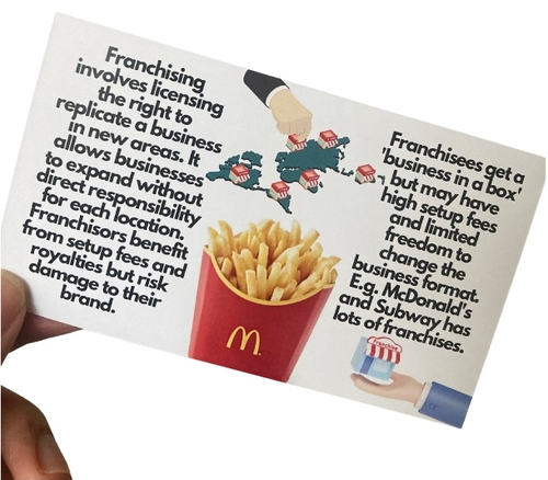 Edexcel A Level Business Flashcards [SAMPLE] | Teaching Resources