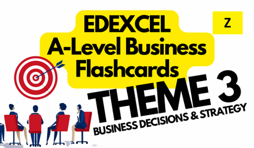 Edexcel A Level Business Flashcards [SAMPLE] | Teaching Resources