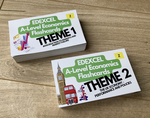 Edexcel A Level Economics Flashcards [SAMPLE] | Teaching Resources