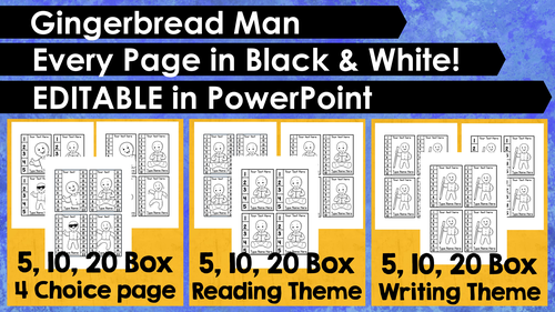 Behavior Reward Punch Cards - EDITABLE - Gingerbread Man Reading ...
