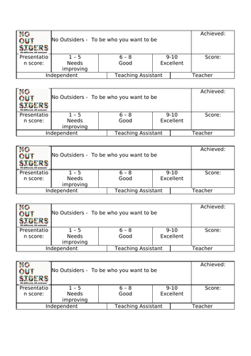 Year 4 No Outsiders resource - full year - 5 lessons | Teaching Resources