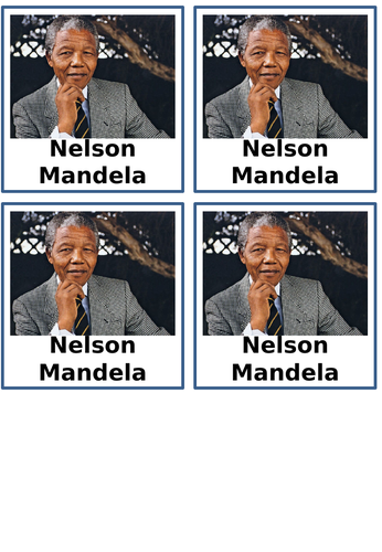 Nelson Mandela Biography - Year 5 English | Teaching Resources