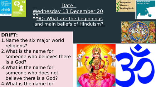 KS3 Hinduism lesson bundle | Teaching Resources