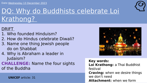 KS3 Buddhism lesson bundle | Teaching Resources