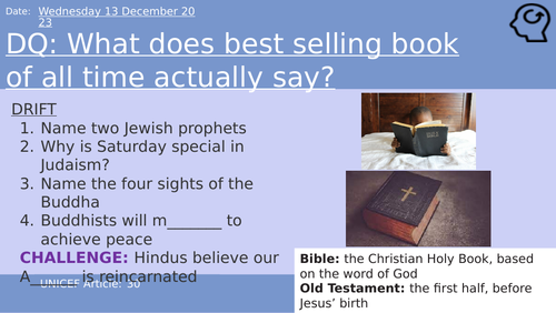 KS3 Christianity lesson bundle | Teaching Resources