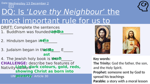 KS3 Christianity lesson bundle | Teaching Resources