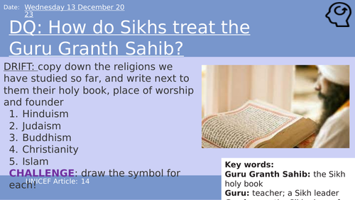 KS3 Sikhism lesson bundle | Teaching Resources