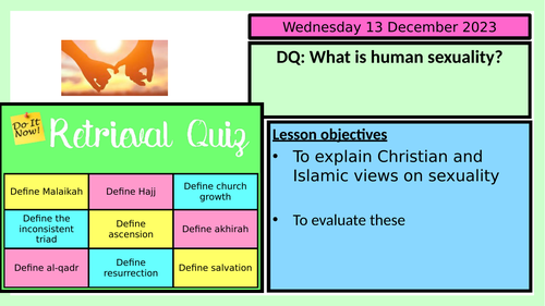 Ks4 Gcse Aqa Re Relationships And Families Unit Teaching Resources