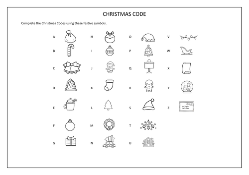The Ultimate Cryptic Christmas Code Word Worksheet Challenge | Teaching Resources