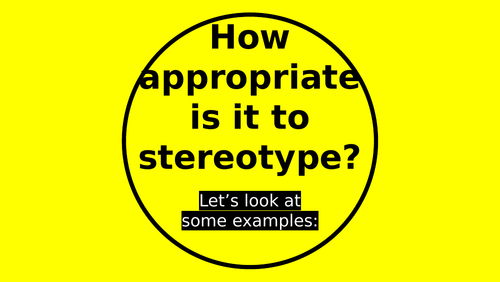 Representation & Stereotyping in Film & TV | Teaching Resources