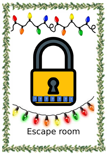 KS3/4 Christmas Escape room | Teaching Resources