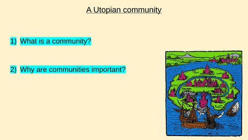 Creating a Utopian Community - Dystopian (computer lesson) | Teaching ...