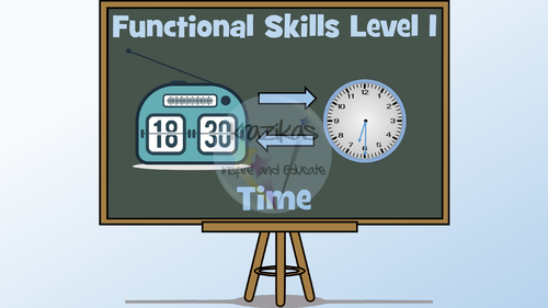 Time - Level 1 Functional Skills Maths | Teaching Resources