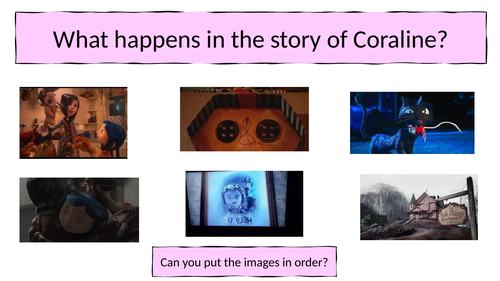Coraline plot summary | Teaching Resources