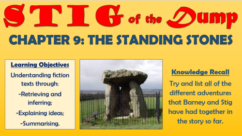 Stig of the Dump - Chapter 9 - The Standing Stones! | Teaching Resources