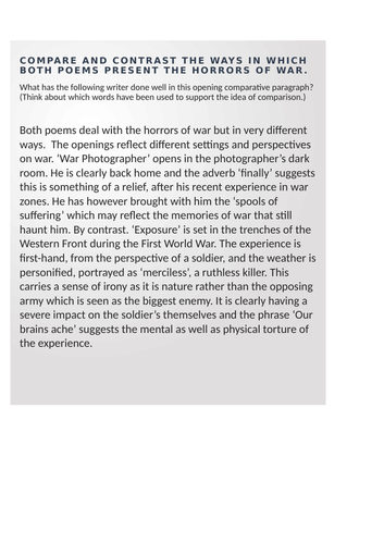 Teaching English: Poetry - Carol Ann Duffy 'War Photographer ...