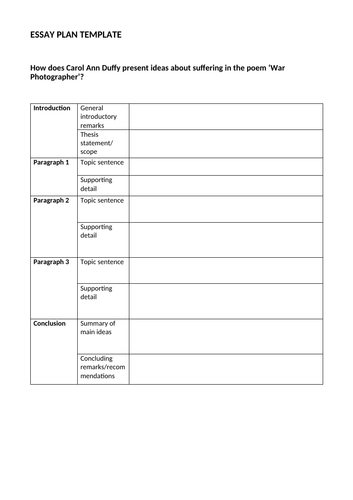 Teaching English: Poetry - Carol Ann Duffy 'War Photographer ...