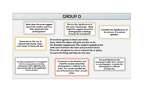 Teaching English: Poetry - Carol Ann Duffy 'War Photographer ...