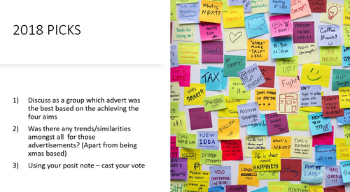 Christmas Advert Lesson | Teaching Resources