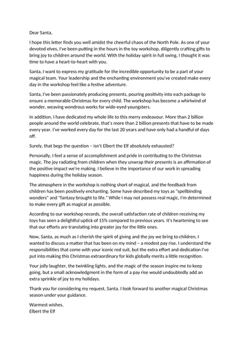 Christmas Persuasive Writing | Teaching Resources