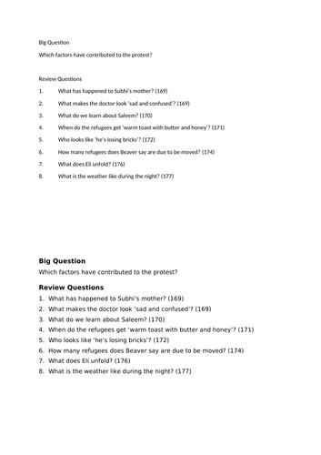 The Bone Sparrow teaching resources bundle | Teaching Resources